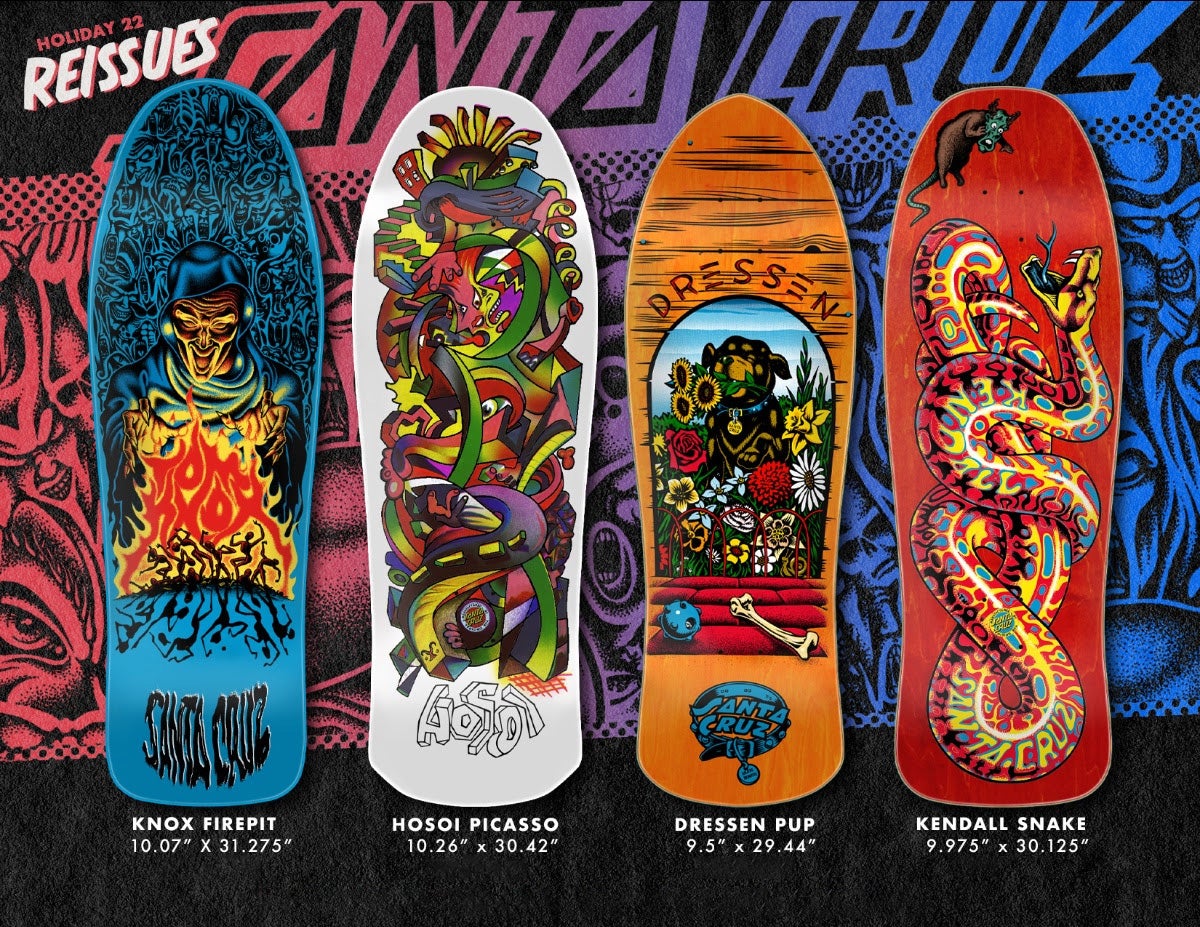 Santa Cruz Holiday 2022 Re-Issue Decks – Shredz Shop Skate