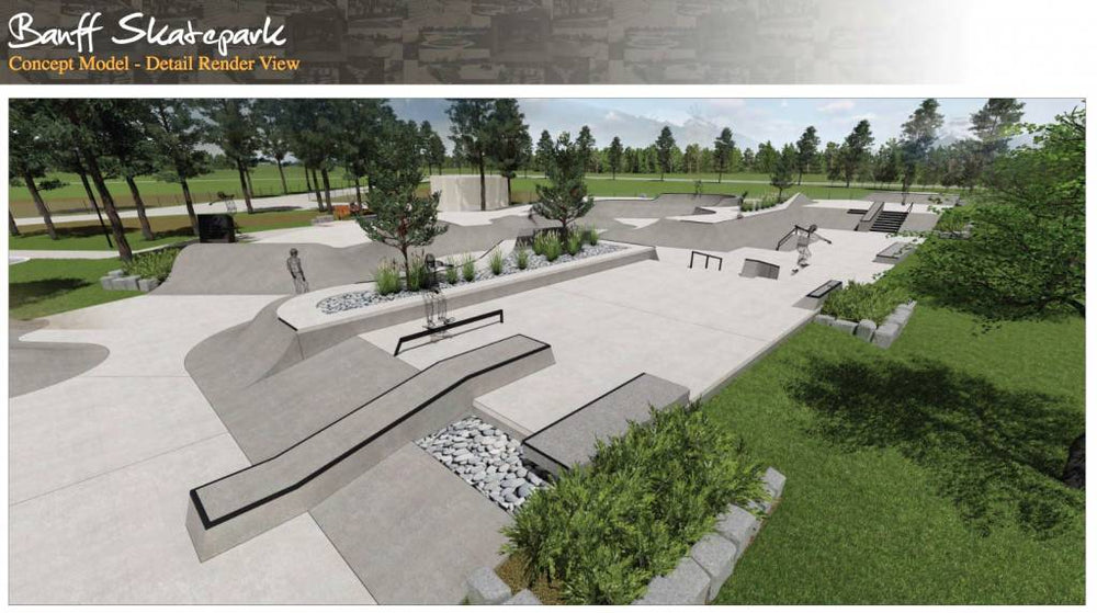 Banff Skatepark Plans – Shredz Skateboard Shop