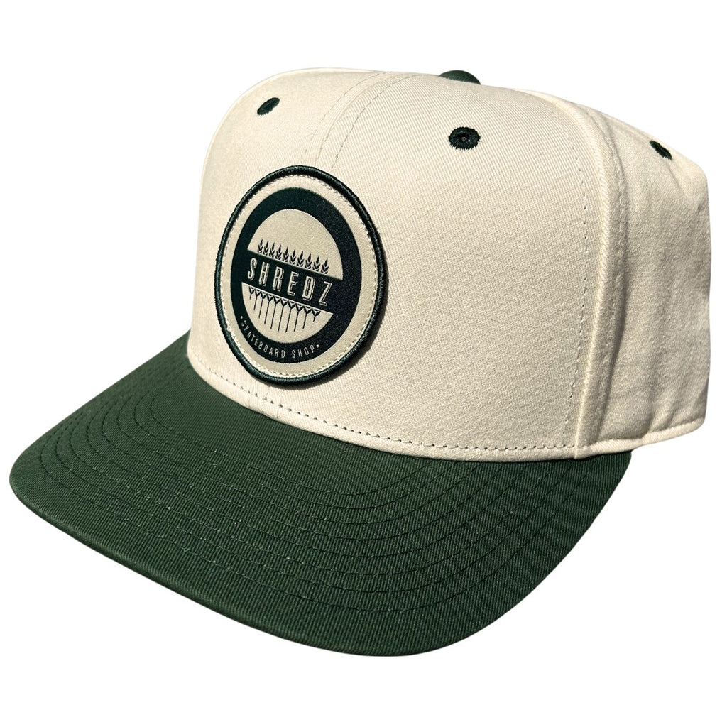 Shredz Shredded Wheat Hat Curved Brim (Off White/Green) – Shredz Shop Skate