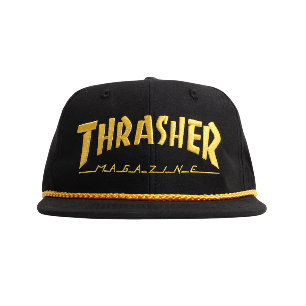 Thrasher Rope Snapback Hat (Black Yellow) – Shredz Skateboard Shop
