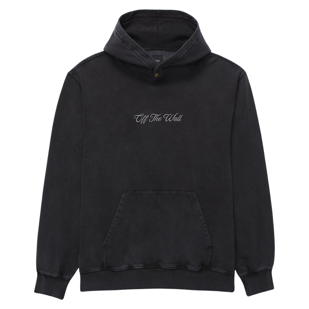 Vans Scripted Double Snap Hoodie (Washed Black) – Shredz Shop Skate