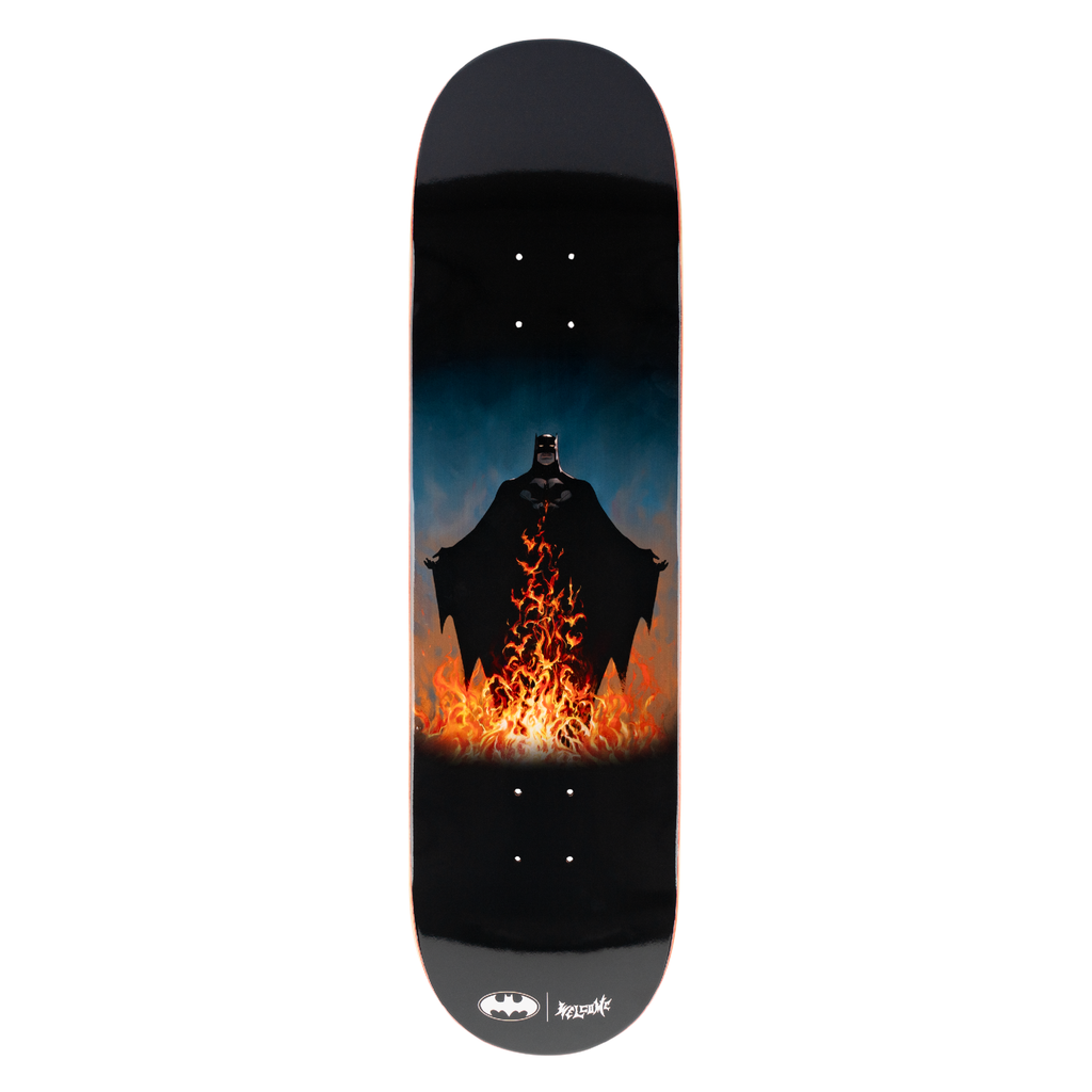 Welcome x Batman Bat Flames Deck (8.5) – Shredz Skateboard Shop