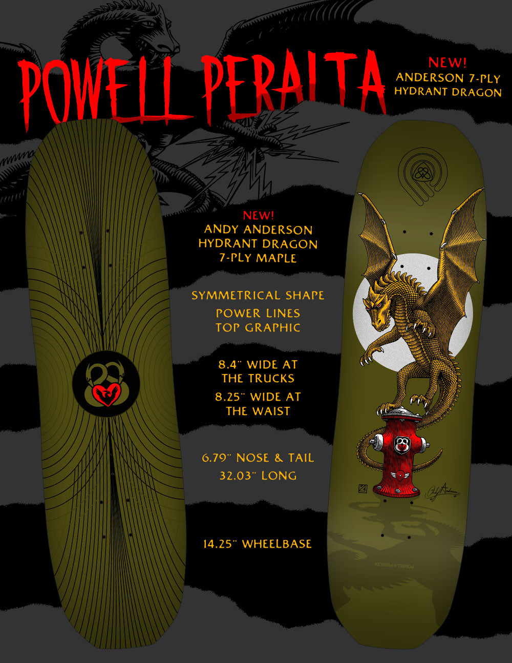 Powell Peralta Andy Anderson Hydrant Deck (8.4) PRE-BOOK – Shredz ...